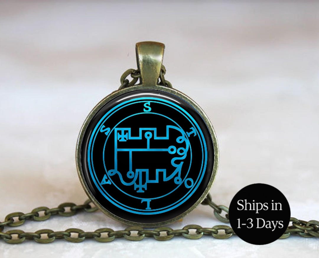 Stolas Sigil Pendant, Stolas Sigil Necklace, Stolas Sigil Jewelry - Etsy