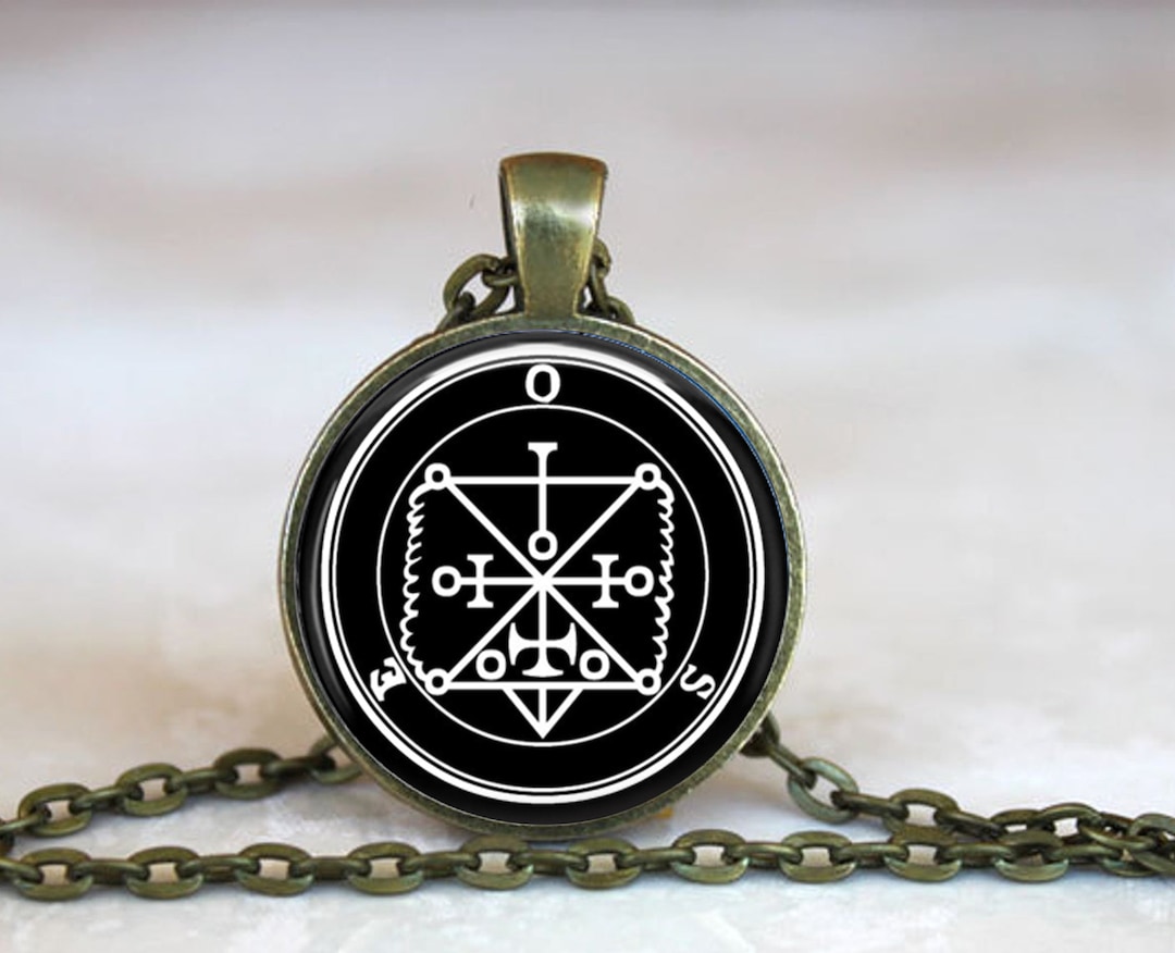 Ose Sigil Necklace, Ose Sigil Pendant, Demon Necronomicon Necklace ...