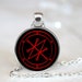 Azazel Satanic Occult Seal Sigil Necklace, Azazel Witchcraft Demon ...