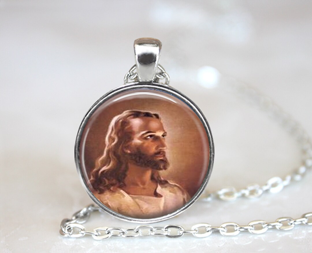 Jesus Pendant, Jesus Necklace, Jesus Jewelry, Jesus Charm, Jesus Key ...