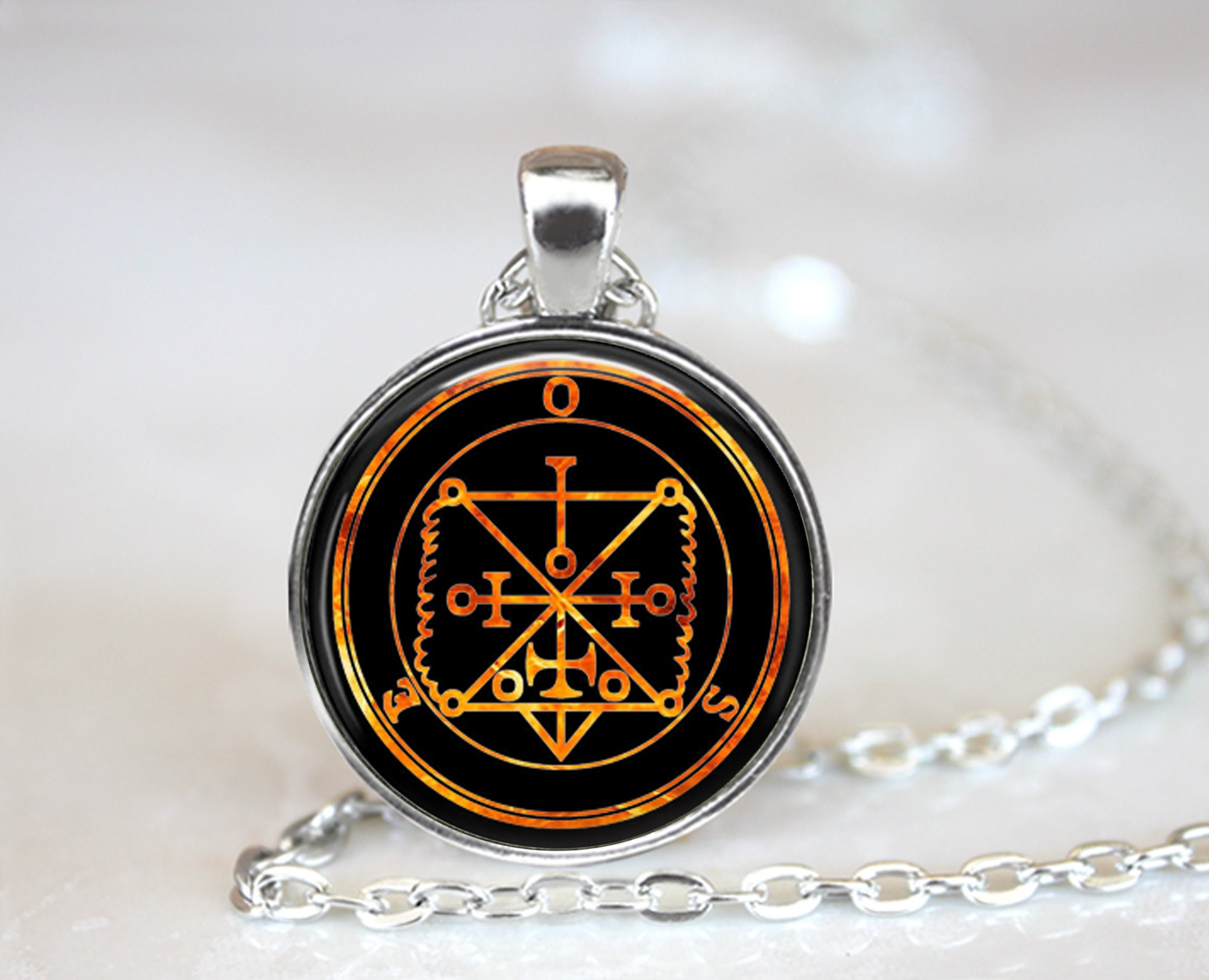 Ose Sigil Jewelry Goetic Demon Necronomicon Necklace - Etsy