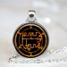 Stolas Satanic Occult Seal Sigil Necklace, Stolas Witchcraft Demon ...