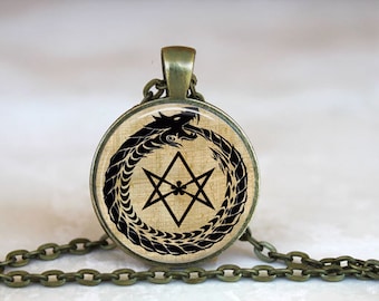 THELEMA Crowley Seal Necklace Thelema Jewelry Sigil Pendant | Etsy