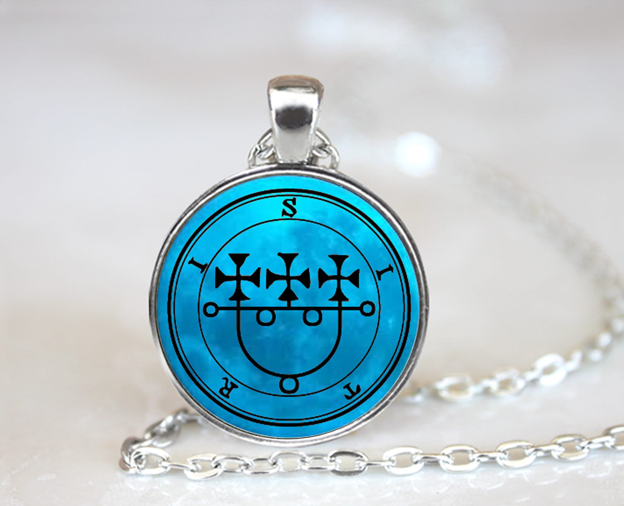 Sitri Satanic Occult Seal Sigil Necklace Sitri Witchcraft - Etsy