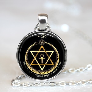 Theosophical Society Pendant, Esoteric Necklace, Esoteric Jewelry ...