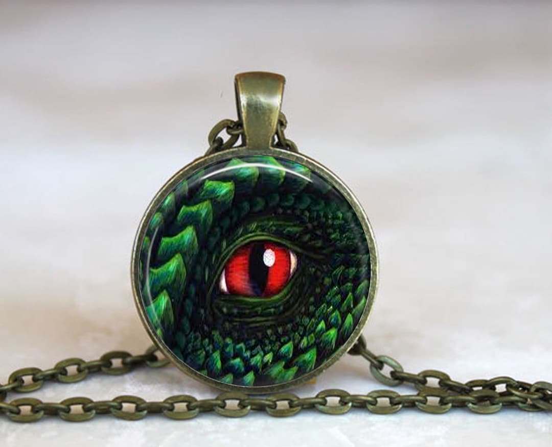 Dragon Eye Necklace, Dragon Eye Pendant, Dragon Eye Jewelry, Dragon Eye ...