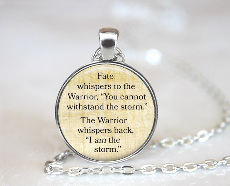 Fate Whispers to the Warrior the Warrior Whispers Back I Am - Etsy