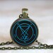 Lilith Satanic Occult Seal Sigil Necklace, Lilith Witchcraft Demon ...