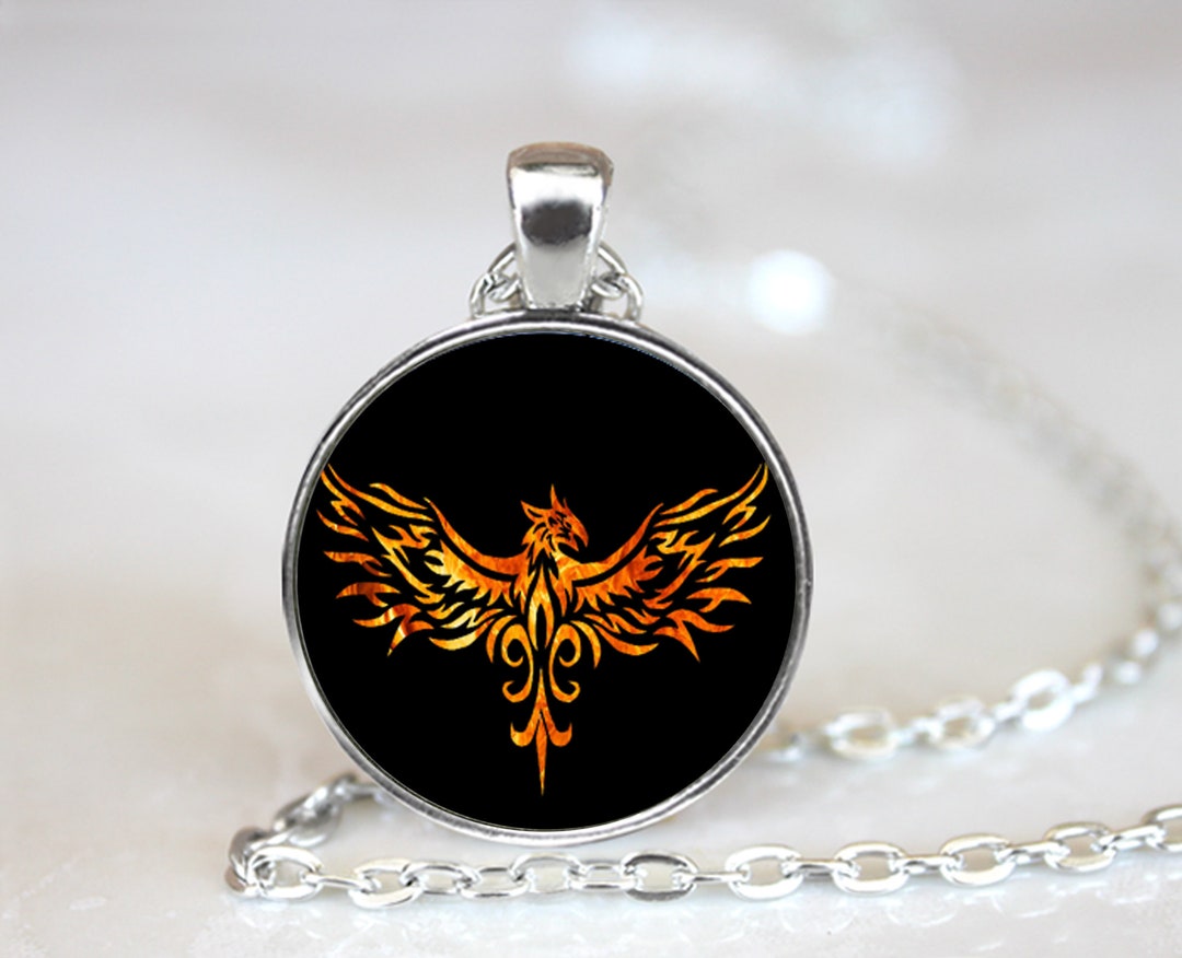 Phoenix Pendant, Phoenix Necklace, Phoenix Jewelry, Occult Jewelry ...