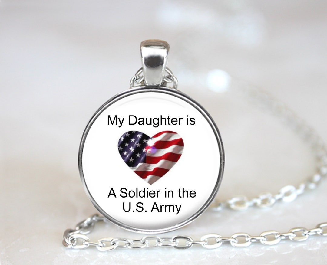 Army Daughter Necklace, Army Daughter Pendant, Army Jewelry, Army Charm ...