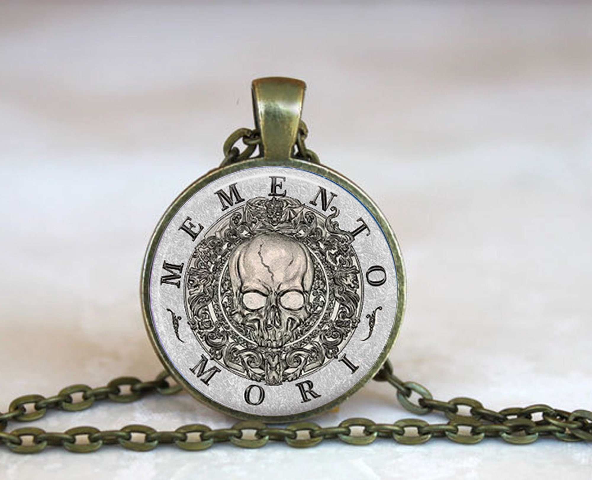 Memento Mori Necklace Memento Mori Pendant Magick Jewelry - Etsy