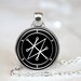 Azazel Satanic Occult Seal Sigil Necklace, Azazel Witchcraft Demon ...