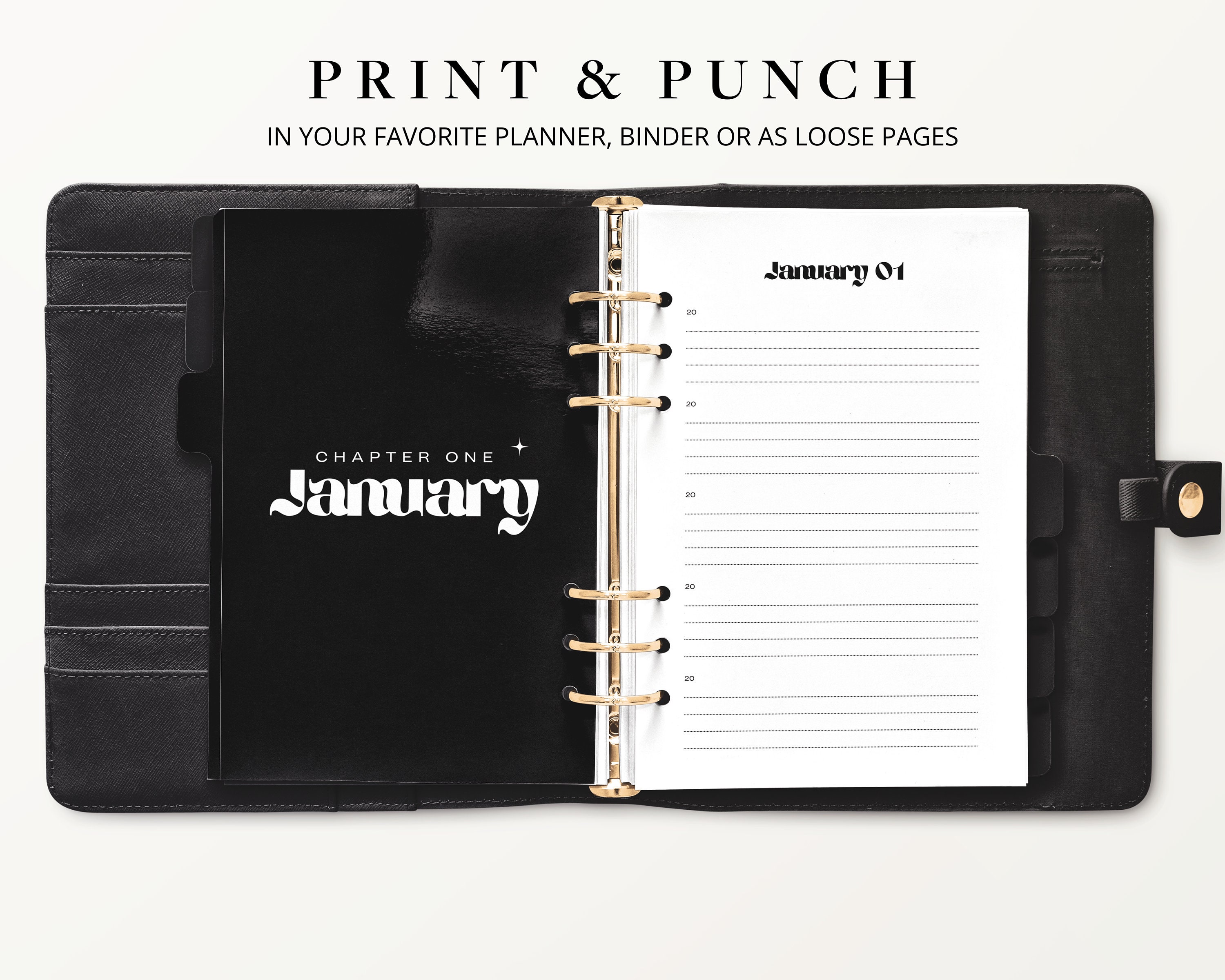 Five Years Journal Printable - A Line a Day | 365 Days Journal | Daily ...