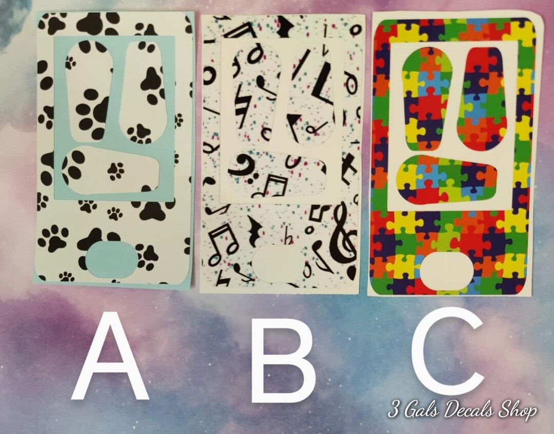 Dexcom Receiver and Dexcom G6 Transmitter Decal Sticker Set Assorted ...