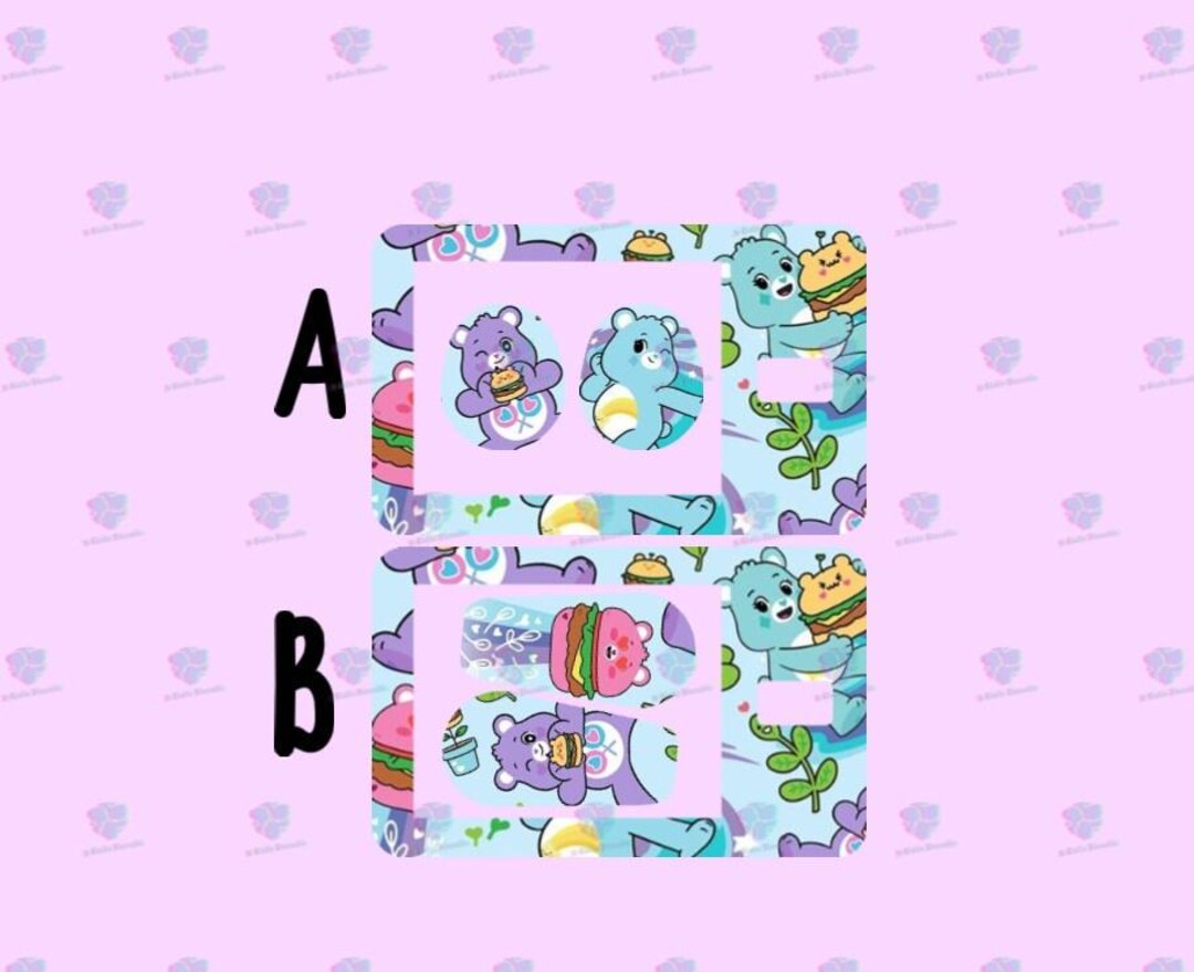 Cute Bears Diabetes Insulin Pump Stickers, Rainbow Design for Dexcom G7 ...