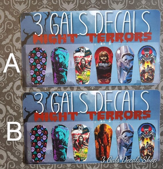 Dexcom G6 Decal Sticker Night Terrors Dexcom G6 Decal Set - Etsy