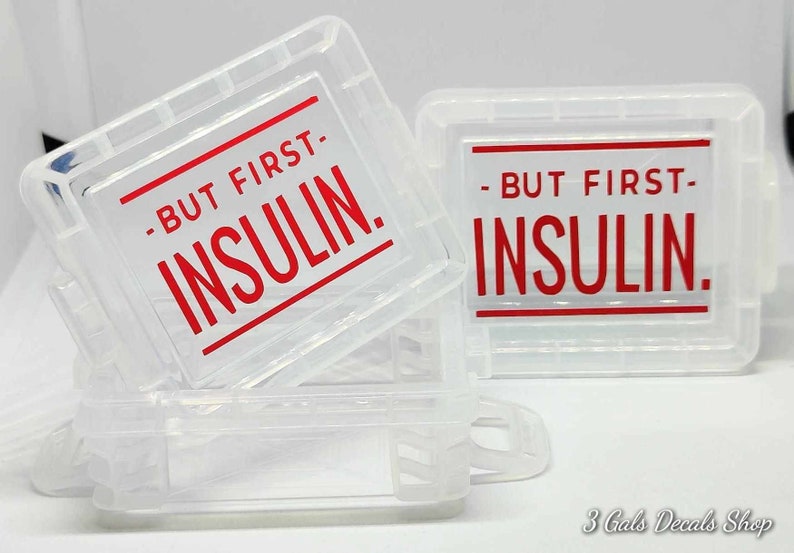 Small Diabetic Supply Storage Container, Durable Plastic Box - Etsy