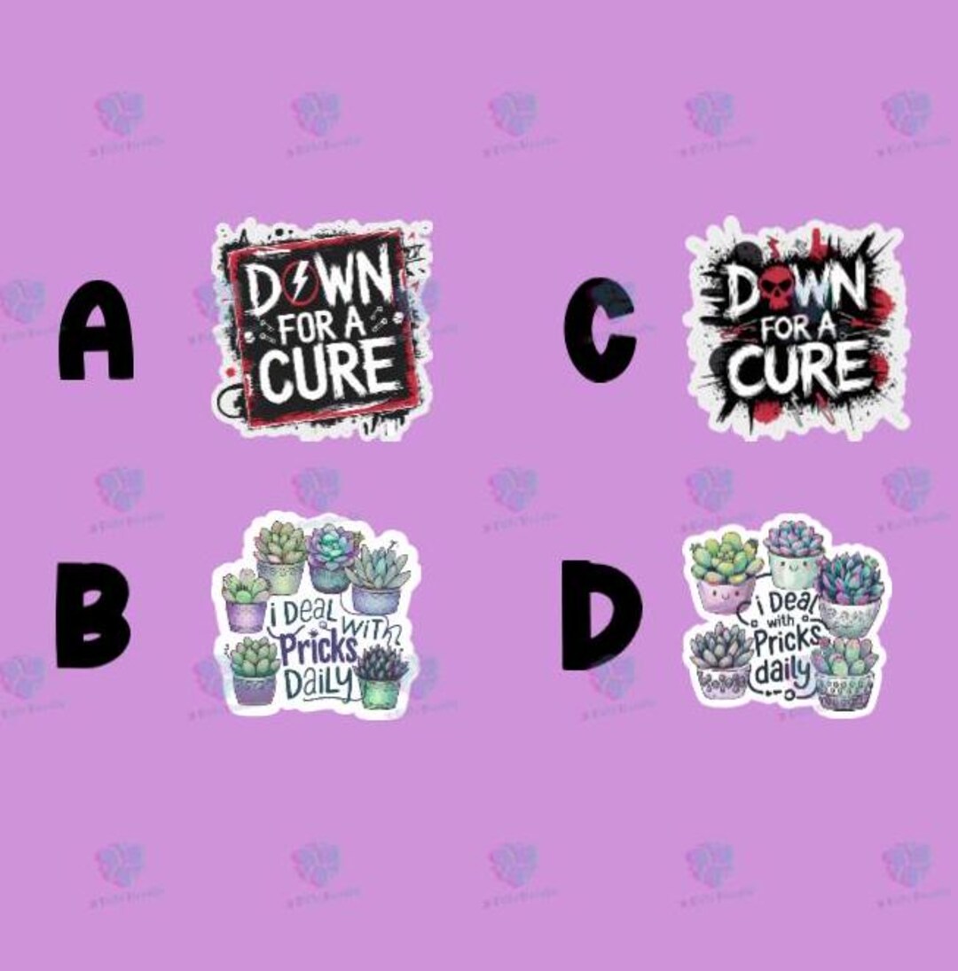 Assorted Diabetic Stickers - Diaversary Stickers - T1D Stickers ...