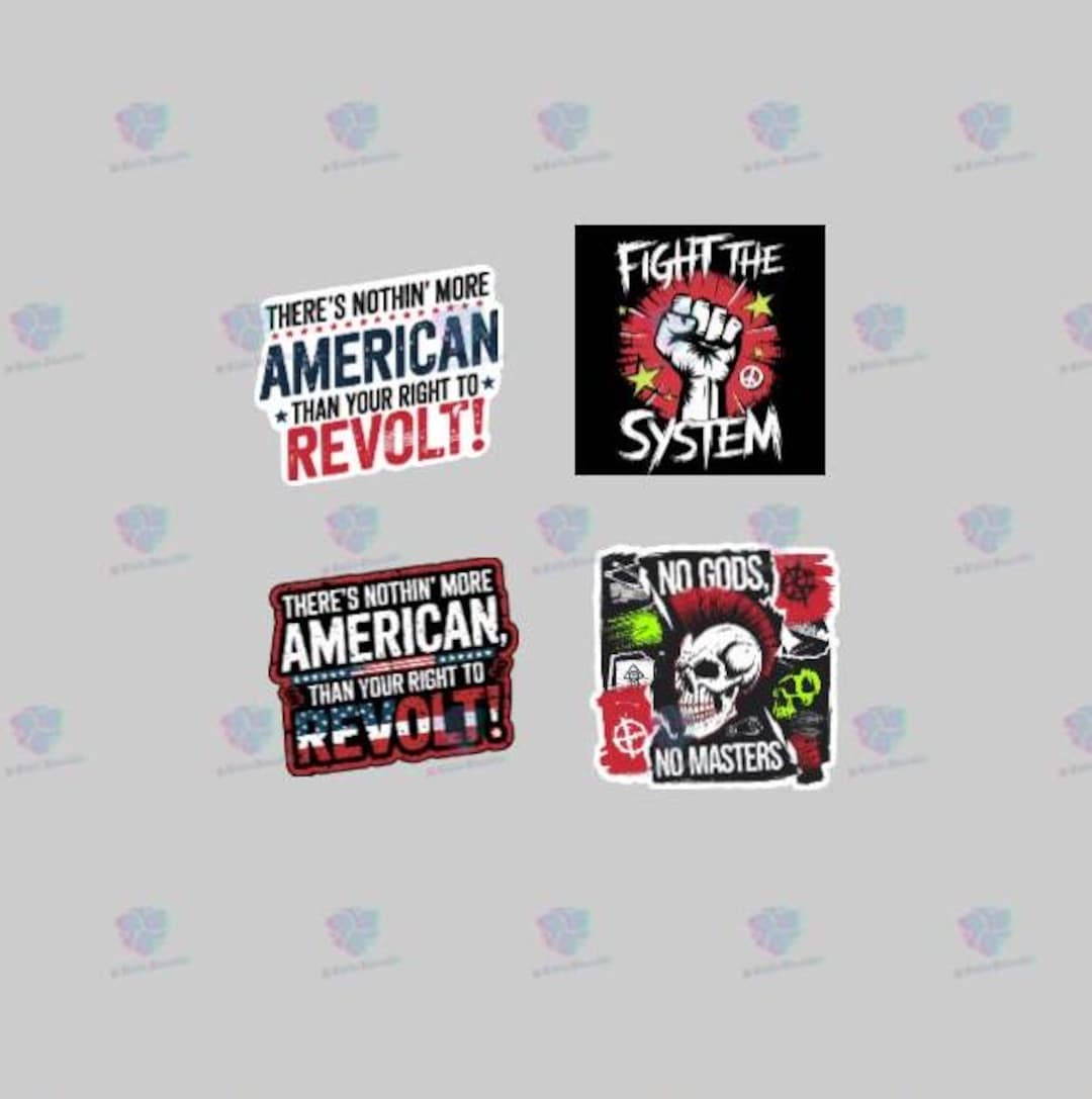 Assorted American Pride Sticker Set - Etsy