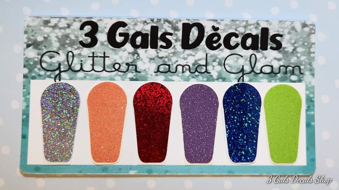 Dexcom G6 Decal Sticker - Glitter and Glam Dexcom G6 Decal Set ...