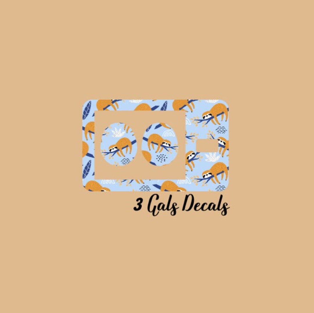 Dexcom G7 - T-slim Skin Decal - Tandem T-slim X2 Sticker - Lounging ...