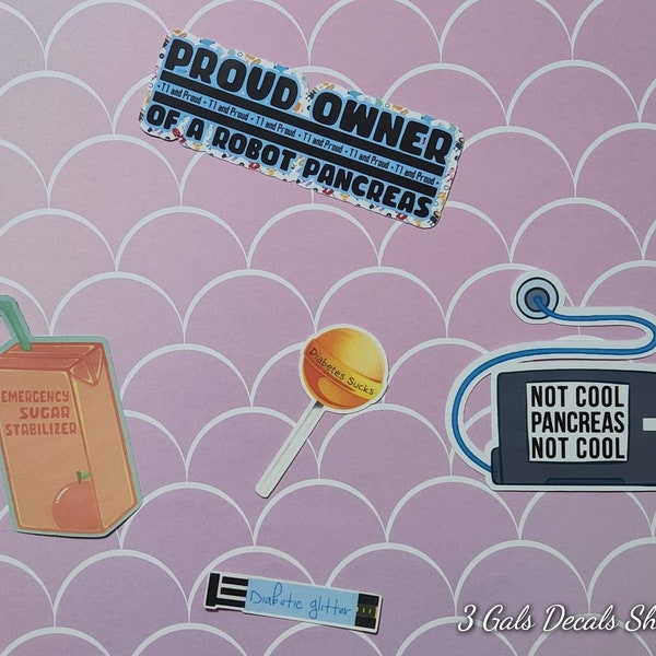 Funny Diabetes Sticker - Etsy
