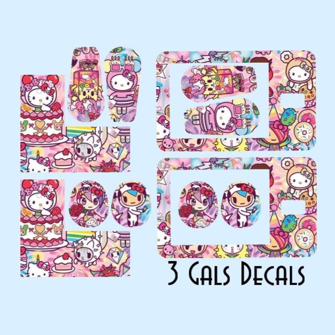 Tandem Mobi Insulin Pump Sticker - Diabetes Sticker - Bubblegum Pop ...