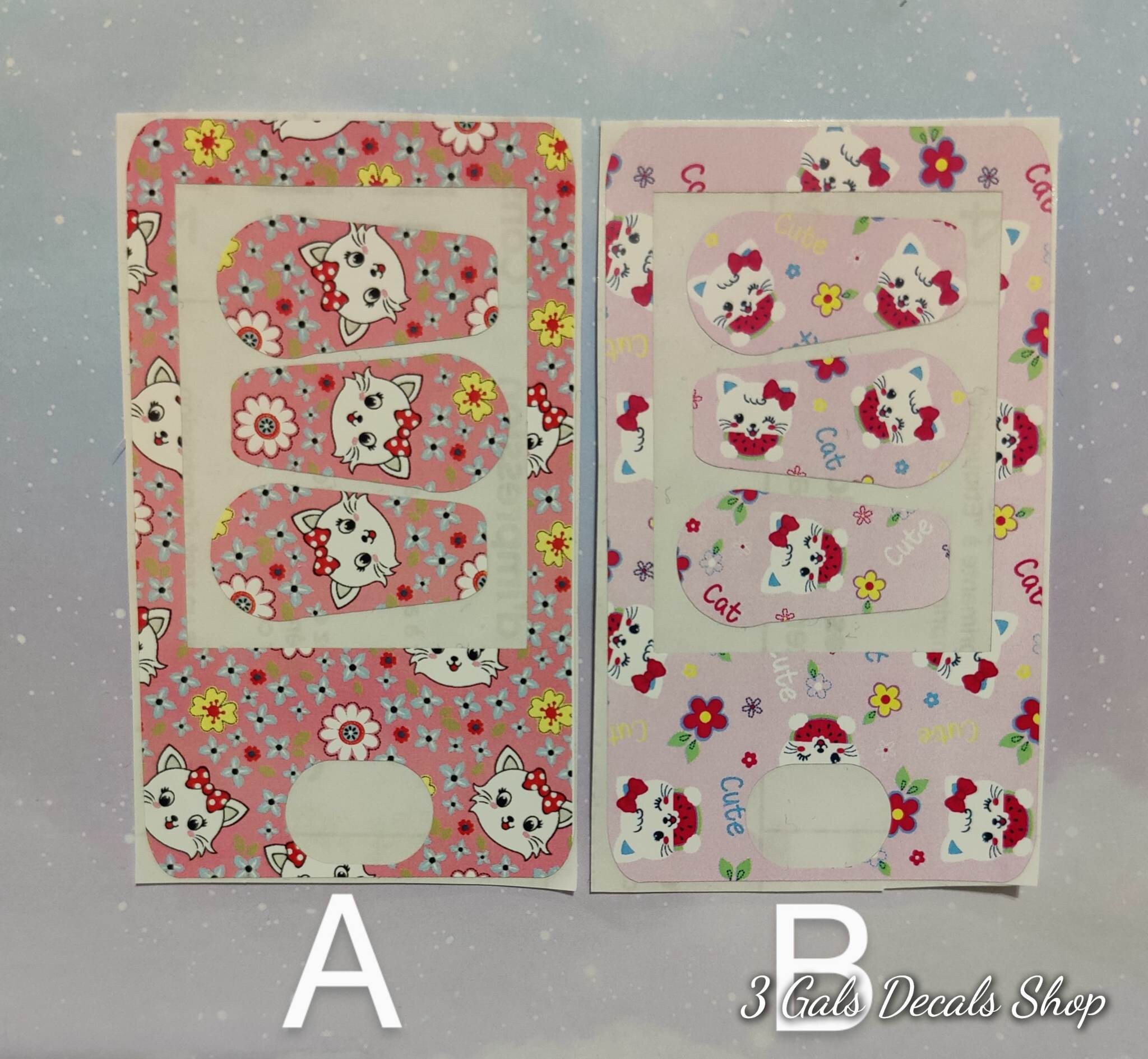 Dexcom Receiver and Dexcom G6 Transmitter Decal Sticker Set Cue Kitty ...