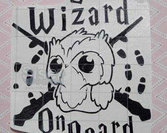 Baby Wizard on Board - Etsy