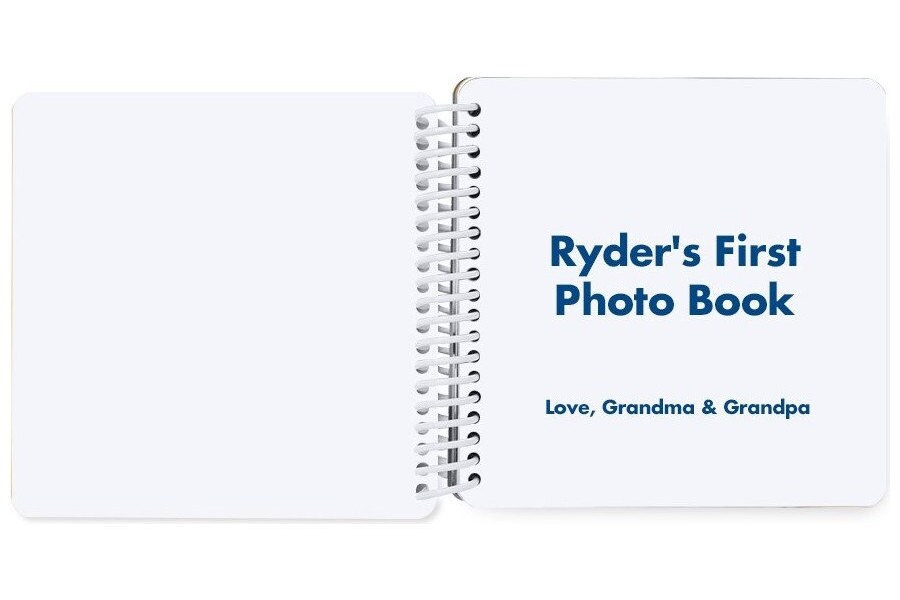 Photo Book for Toddlers, Personalized Gift for Toddler, Baby's First ...