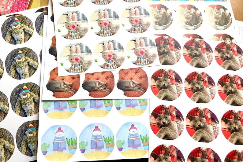 Custom Stickers, Photo Sticker Sheet, Personalized Photo Stickers ...