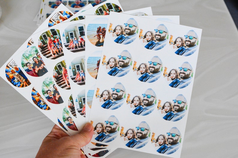Custom Stickers, Photo Sticker Sheet, Personalized Photo Stickers ...