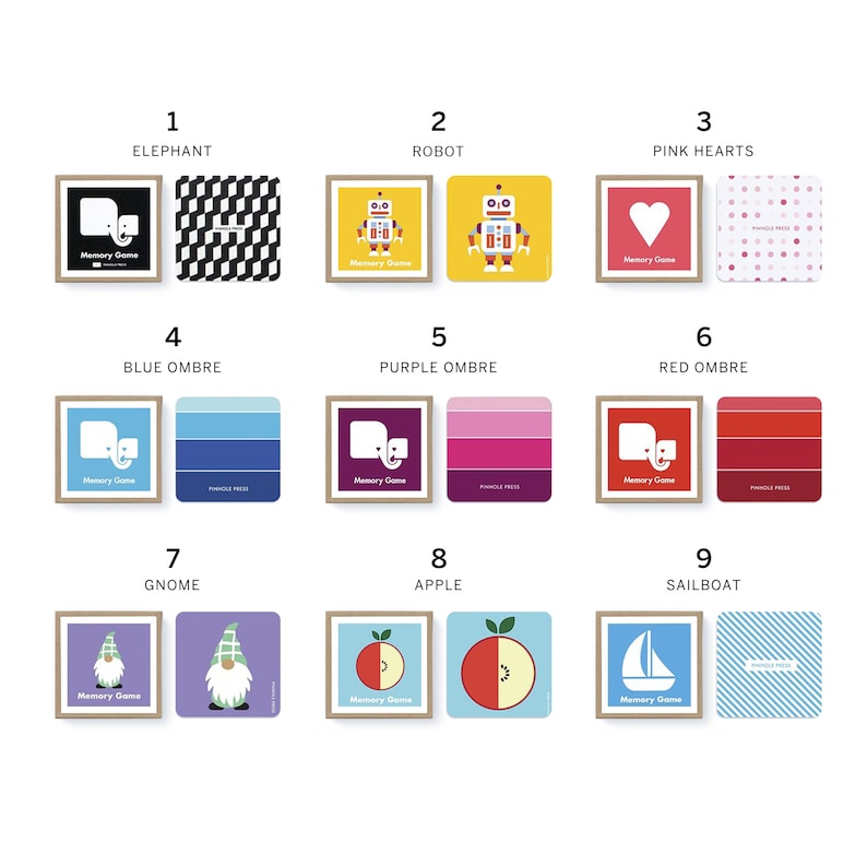 Custom Memory Game With 24 Tiles Picture Matching Game - Etsy