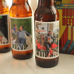 Set of 15 Custom Beer Labels With Photos, Personalized Beer Bottle ...