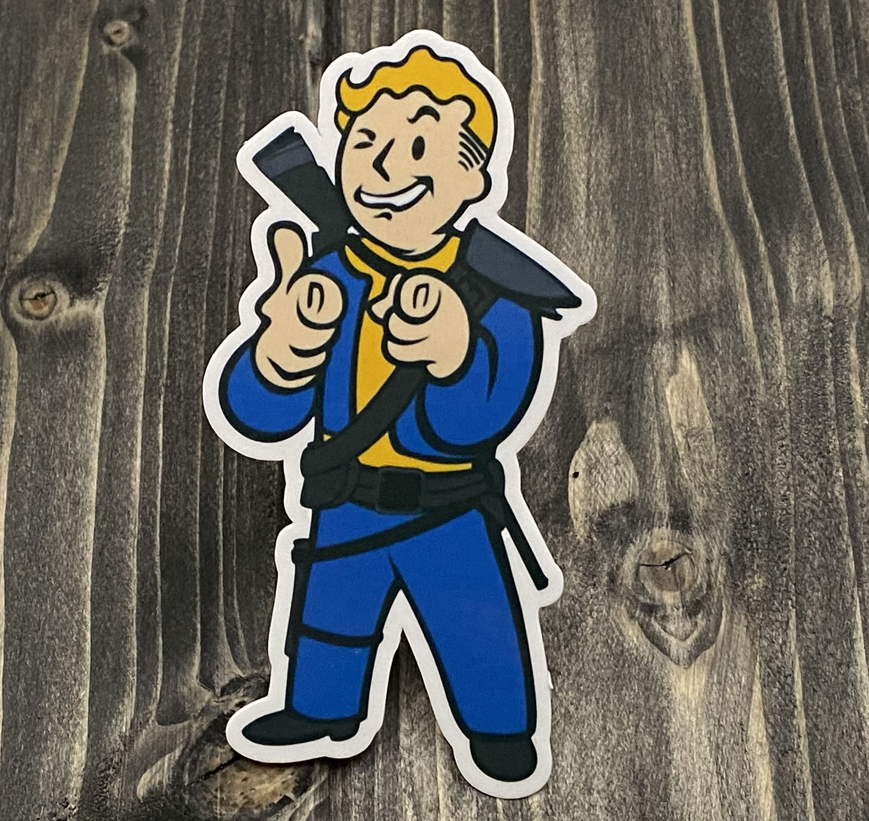 Vault Boy Sticker Fallout Calcomanía de videojuegos | Etsy