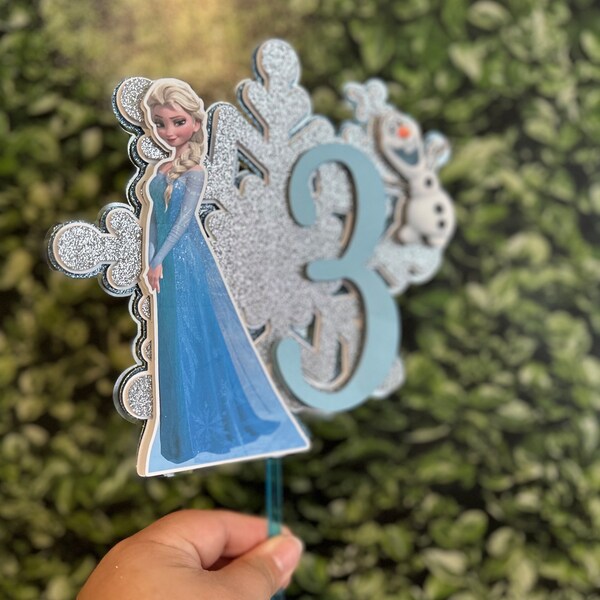 Elsa Cake Topper - Etsy Canada