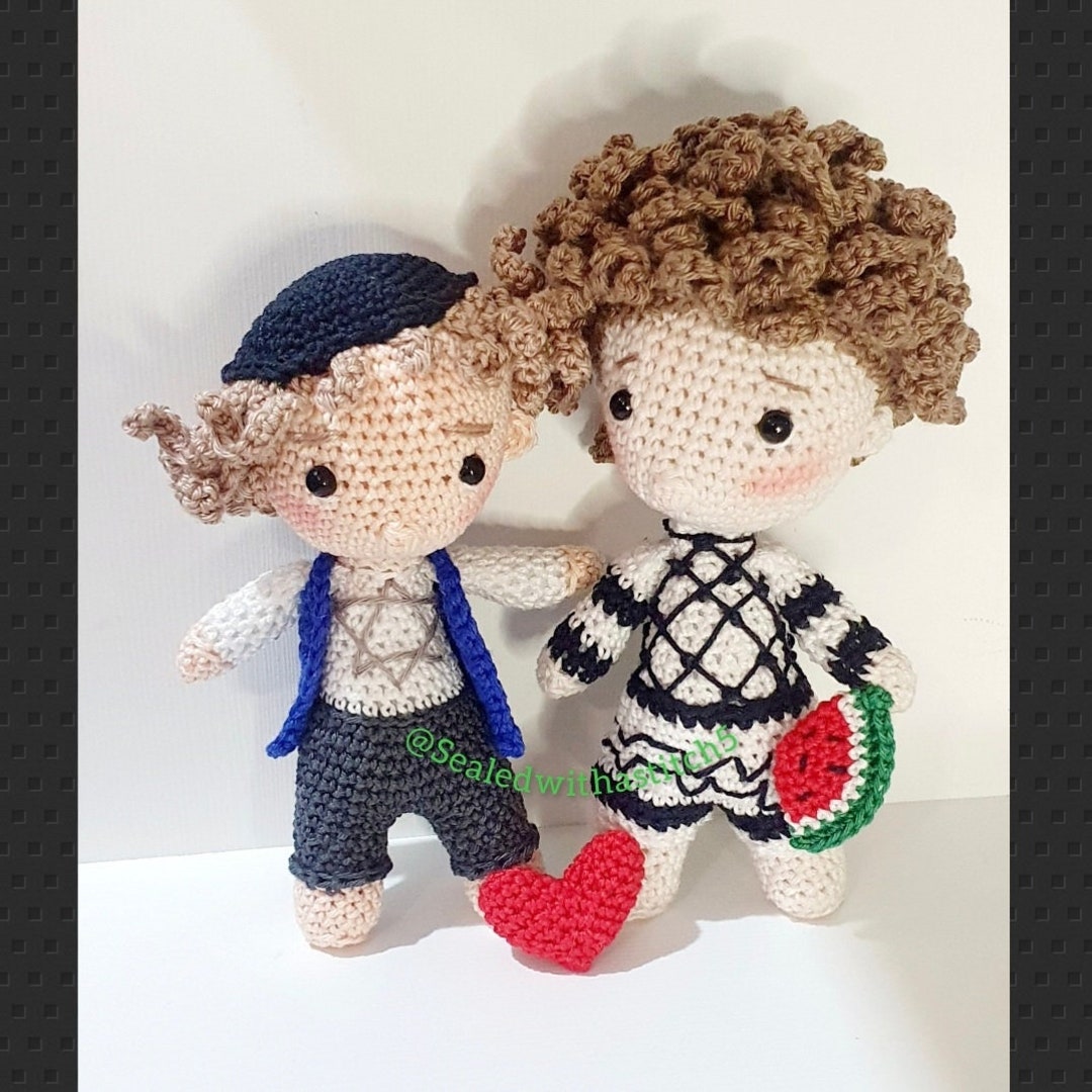 Pro-peace Crochet Dolls: Freedom for Palestine - Etsy