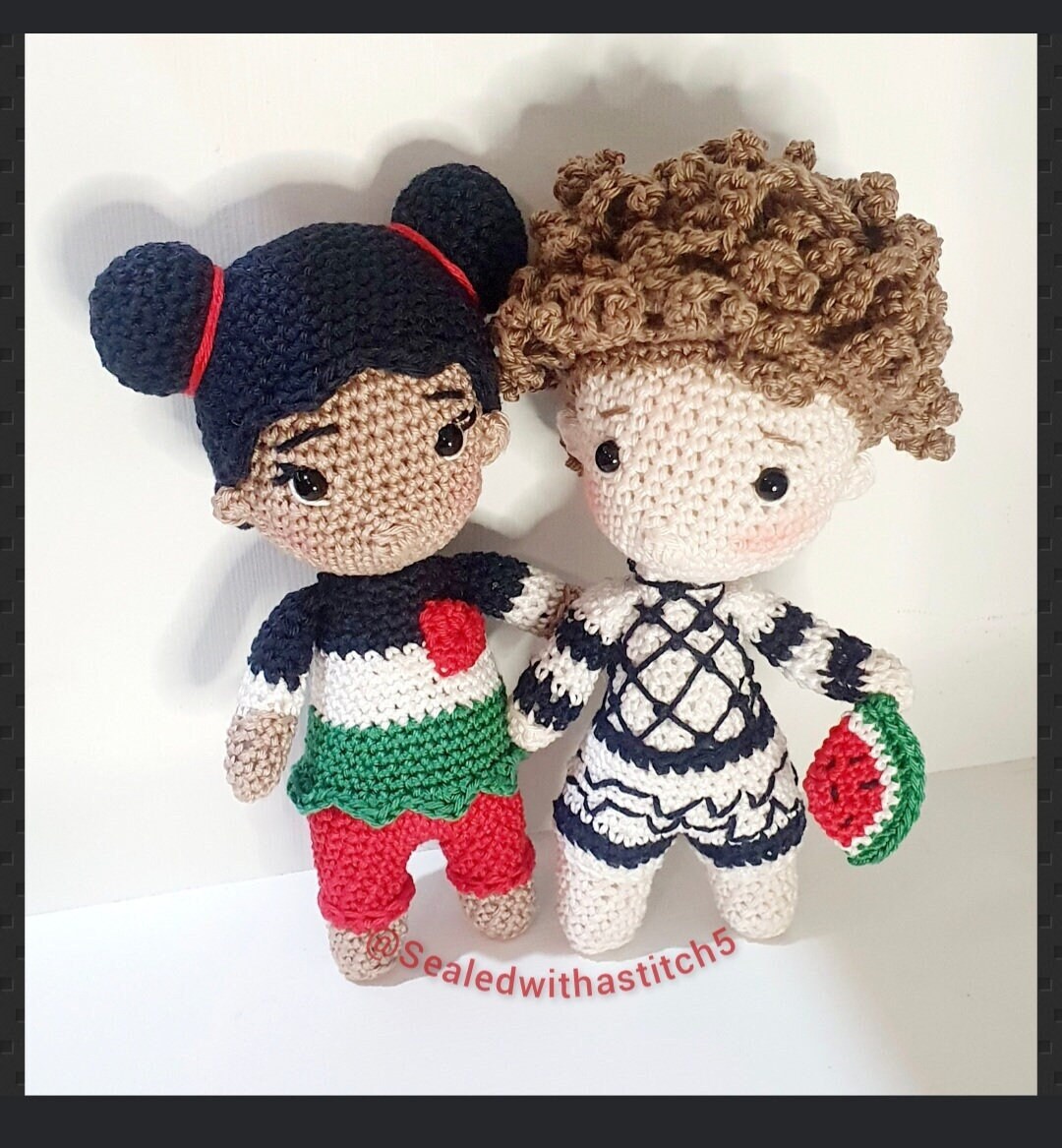 Hand-crocheted Palestine Amigurumi Doll donations for Gaza - Etsy
