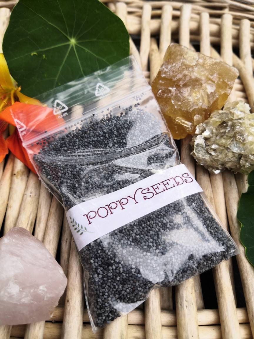 Poppy seeds Magical herbs natural wild hand picked herbs | Etsy