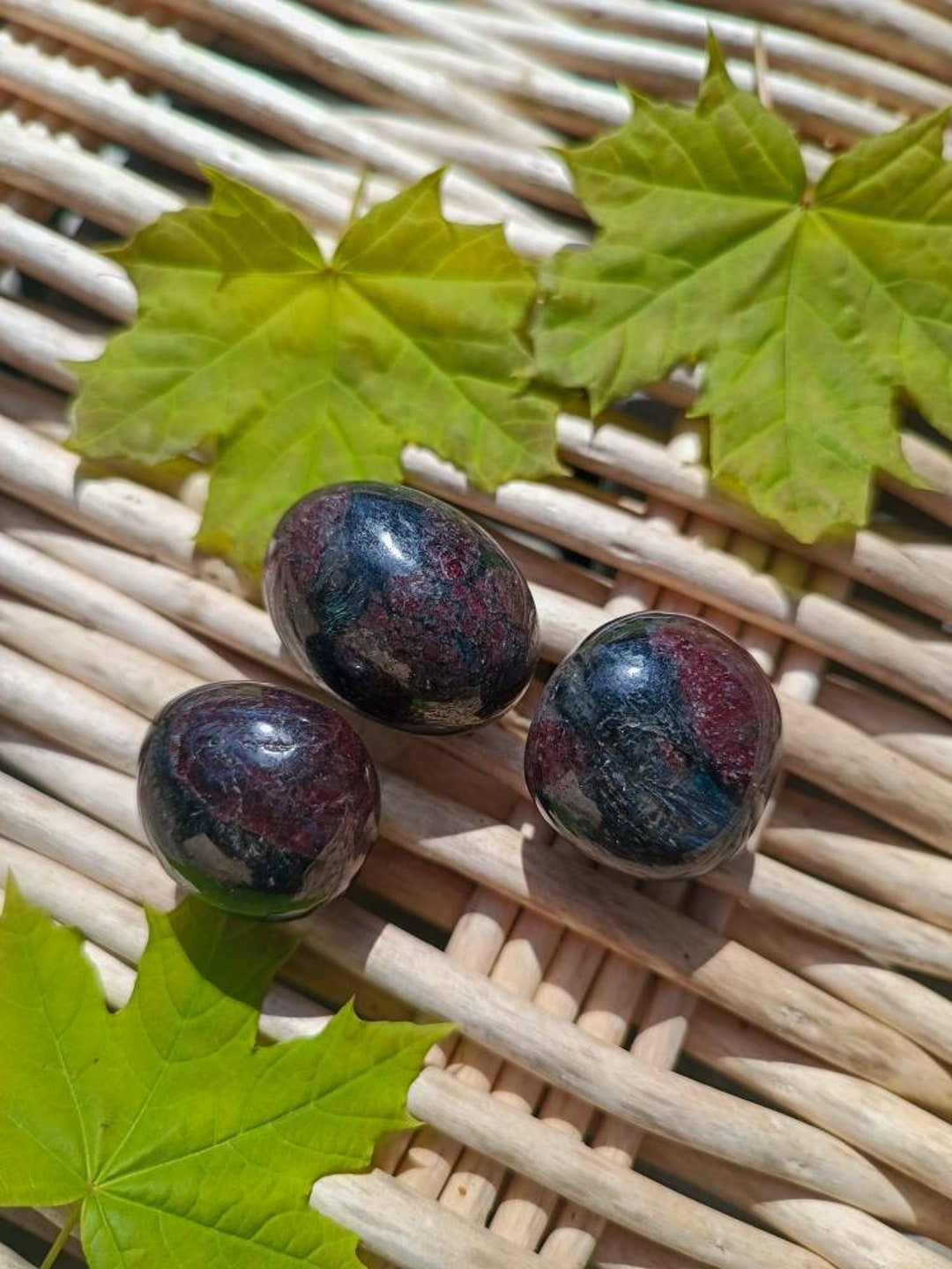 Tumbled Astrophyllite and Garnet Crystals, Witch Supplies, Rocks ...