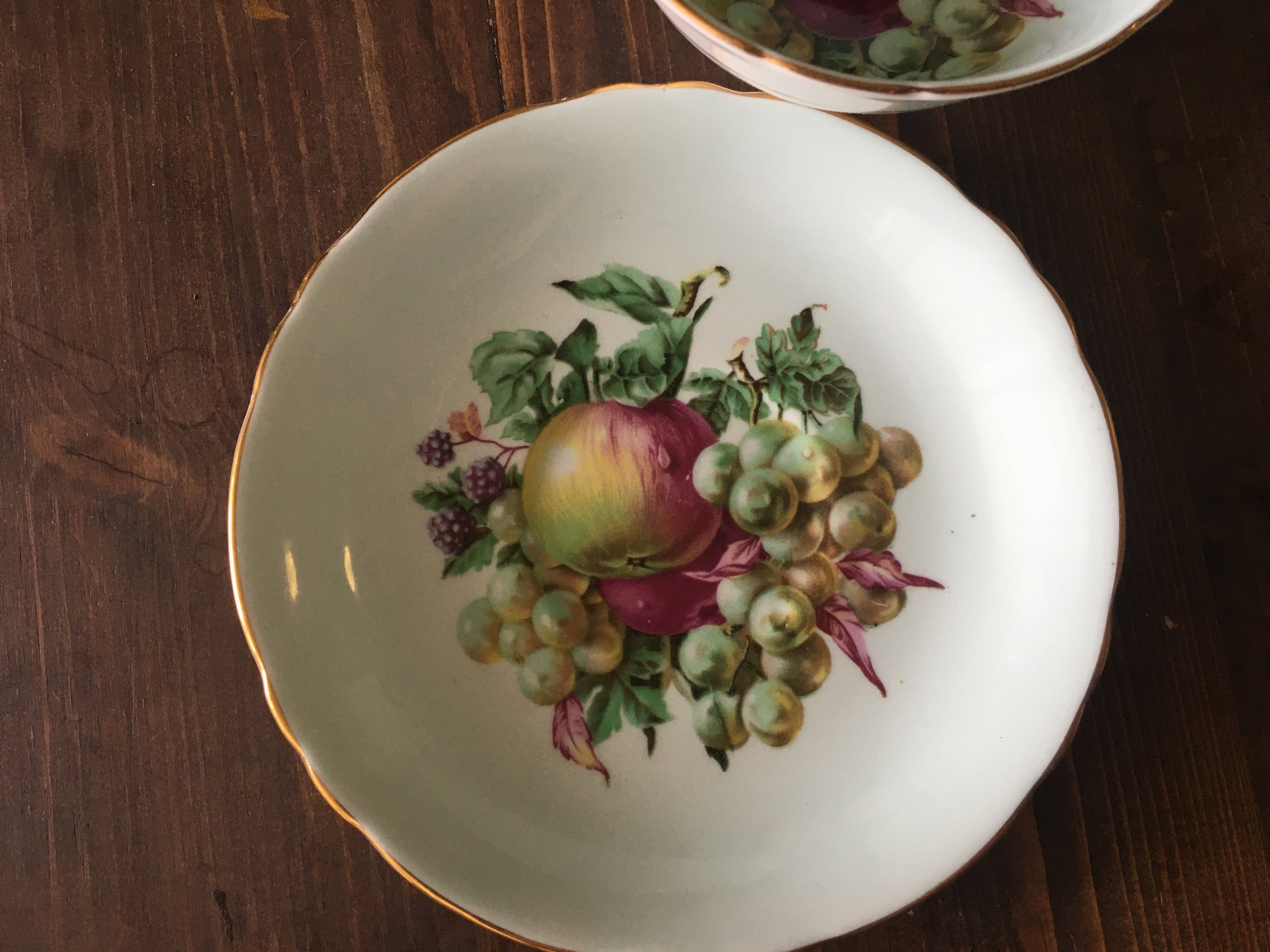 Paragon Double Warrant Tea Cup and Saucer With Orchard Fruits - Etsy