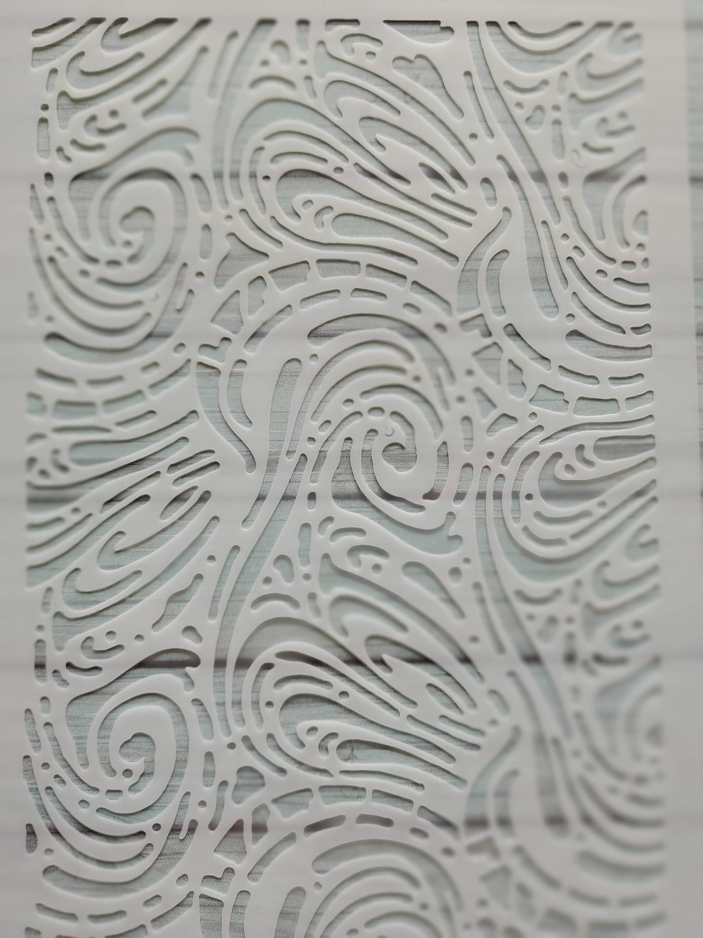 Waves Stencil, Stencil, Stencil for Bible Journaling, Stencil for ...