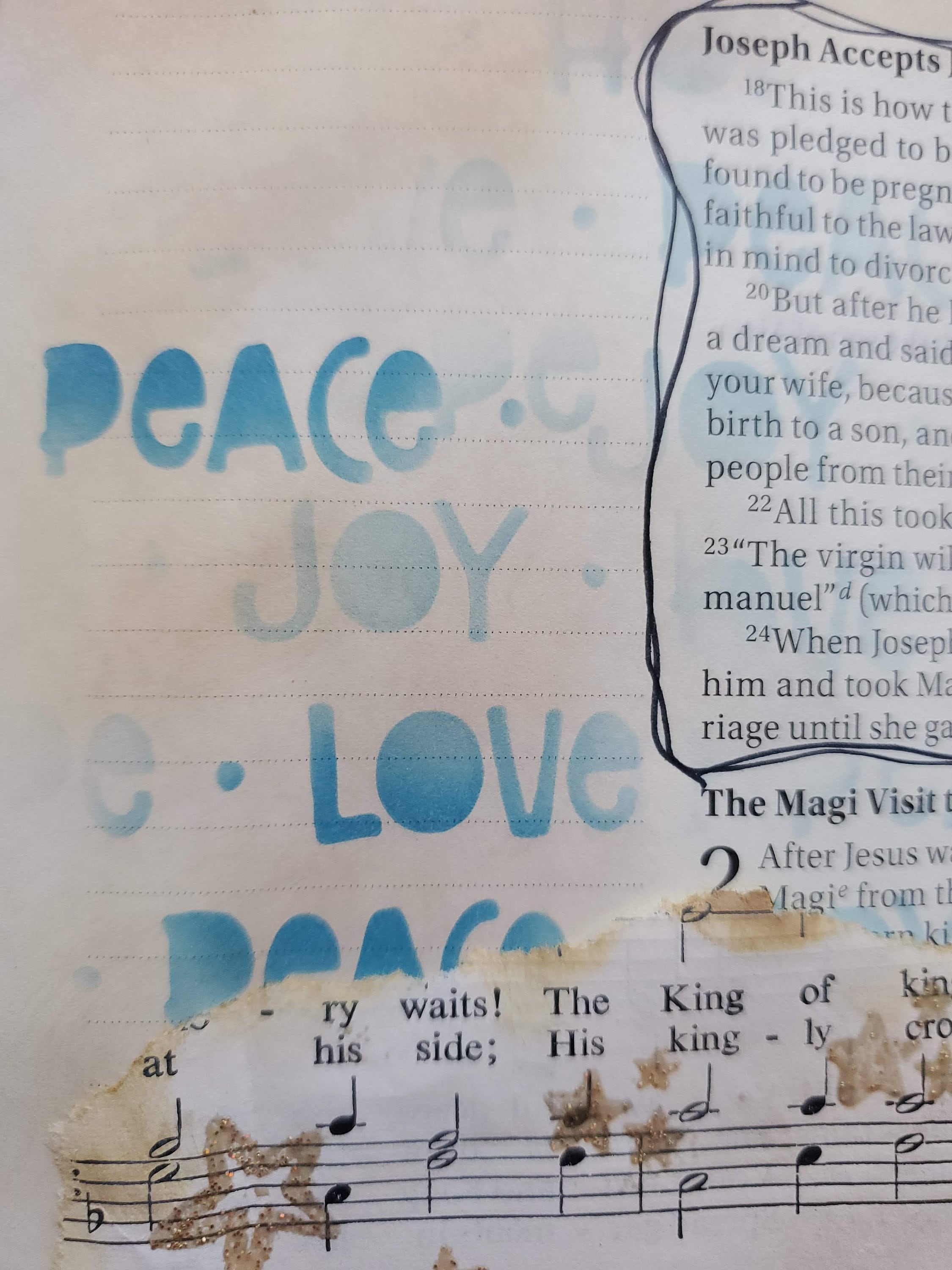 Words Stencil, Stencil, Stencil for Bible Journaling, Stencil for ...