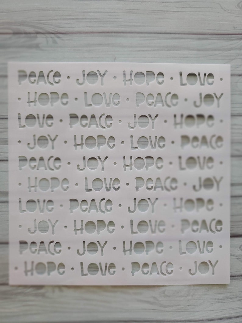 Words Stencil, Stencil, Stencil for Bible Journaling, Stencil for ...