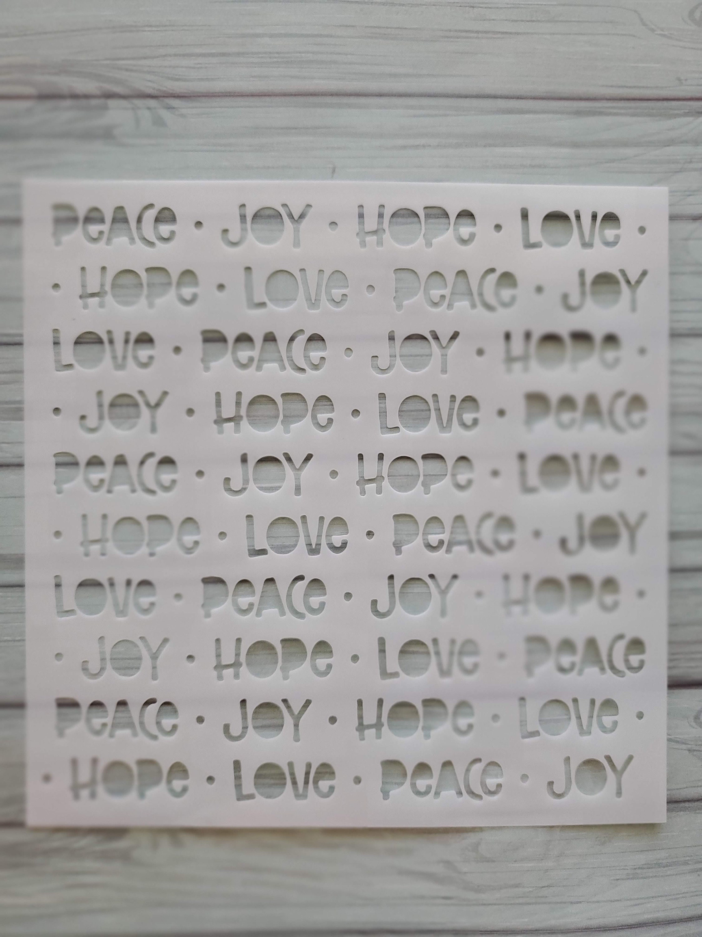 Words Stencil, Stencil, Stencil for Bible Journaling, Stencil for ...
