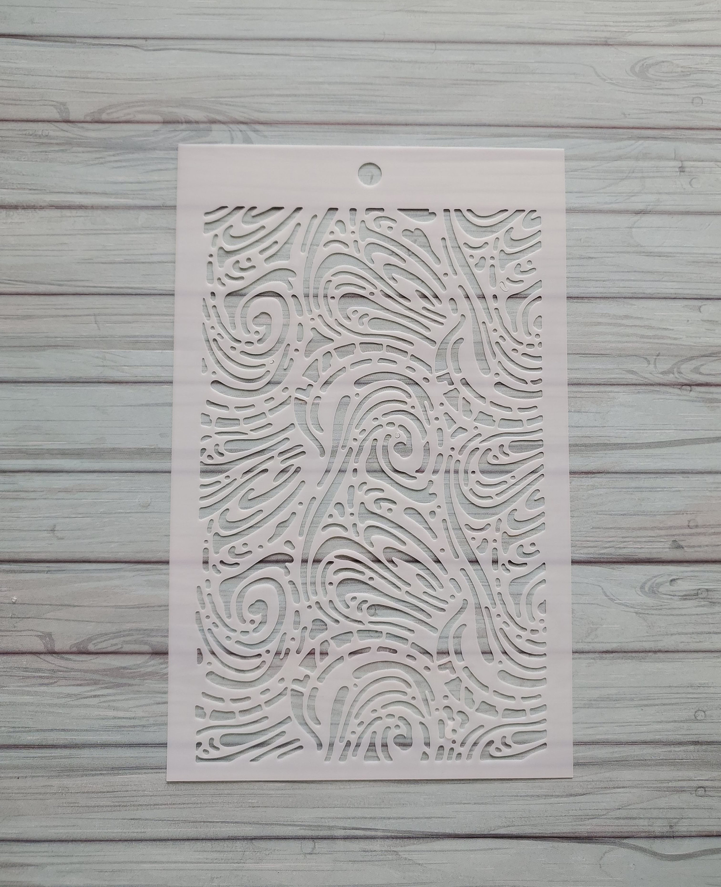 Waves Stencil, Stencil, Stencil for Bible Journaling, Stencil for ...