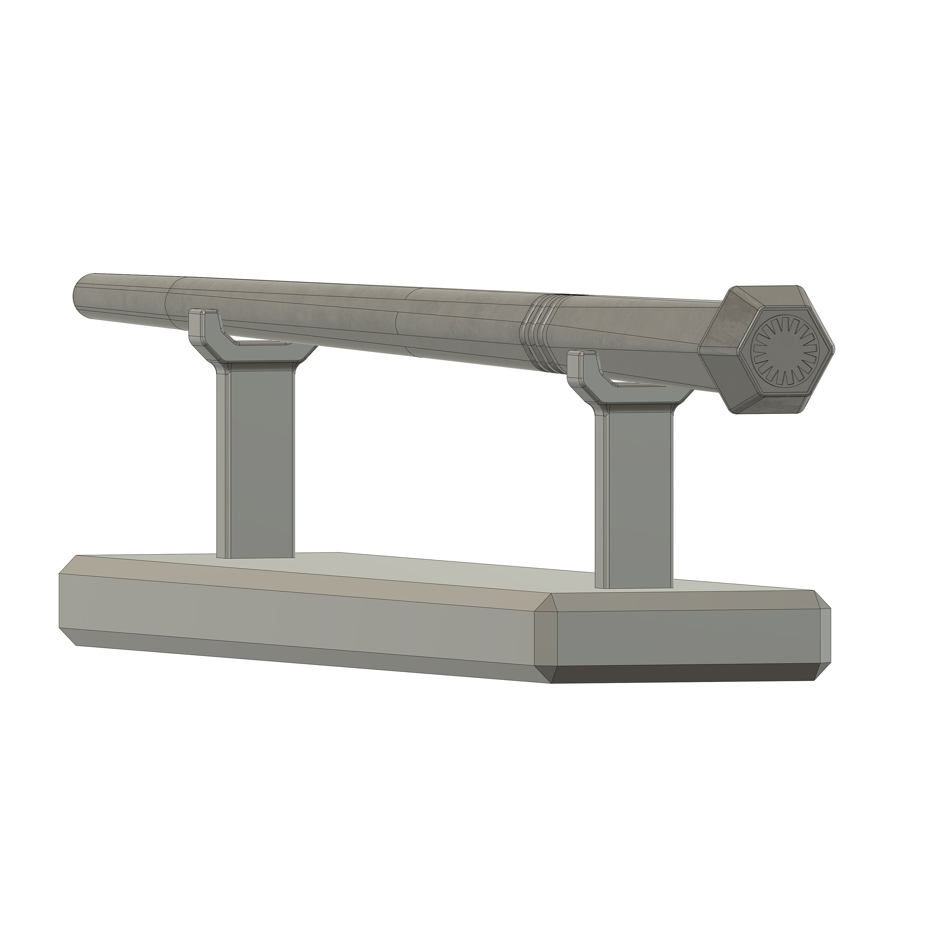 General Pryde Inspired Swagger Stick Stand 3D Download Model .stl Files ...