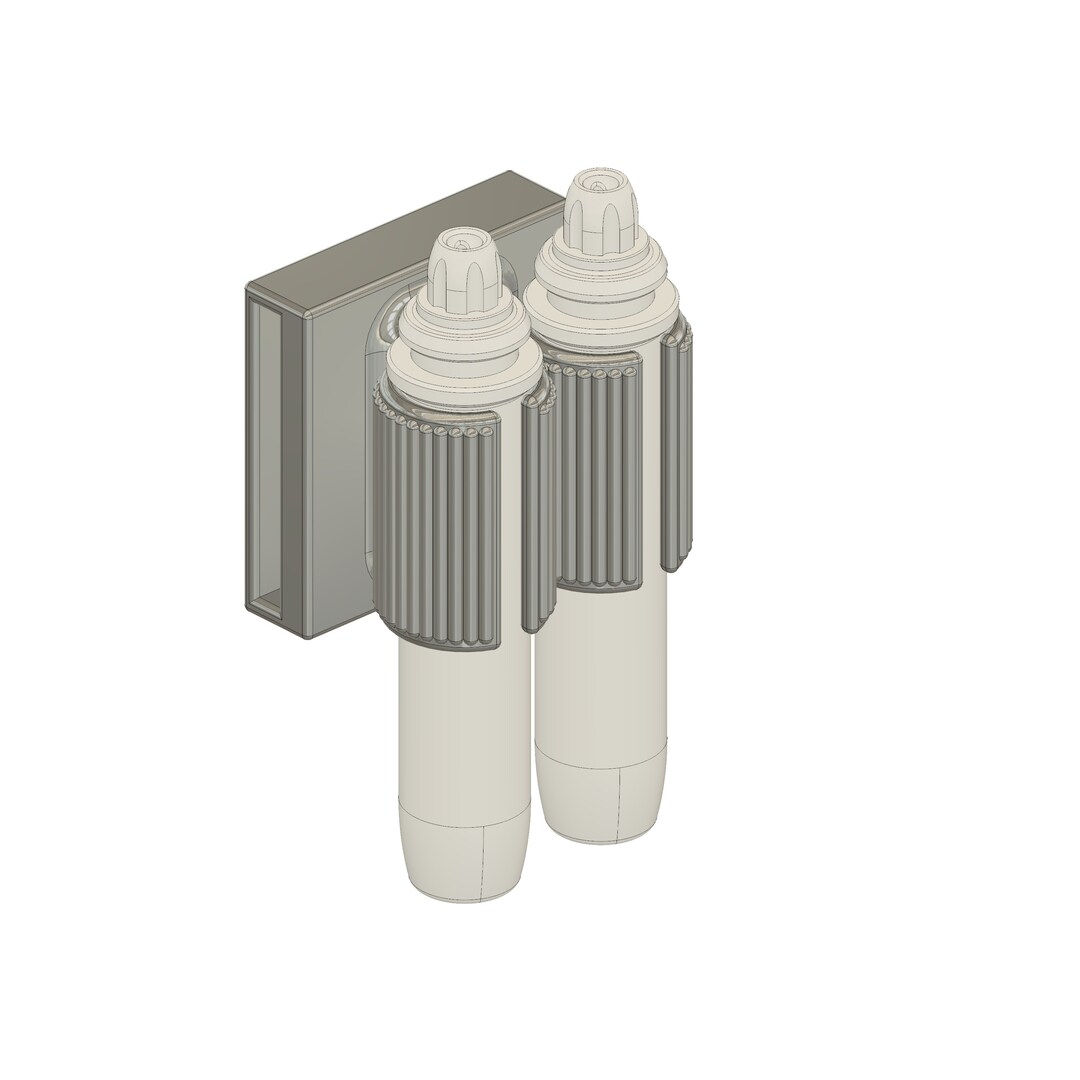 Cosplay Scifi Belt Holder + Flare - 3D Download Models - .stl Files - Etsy