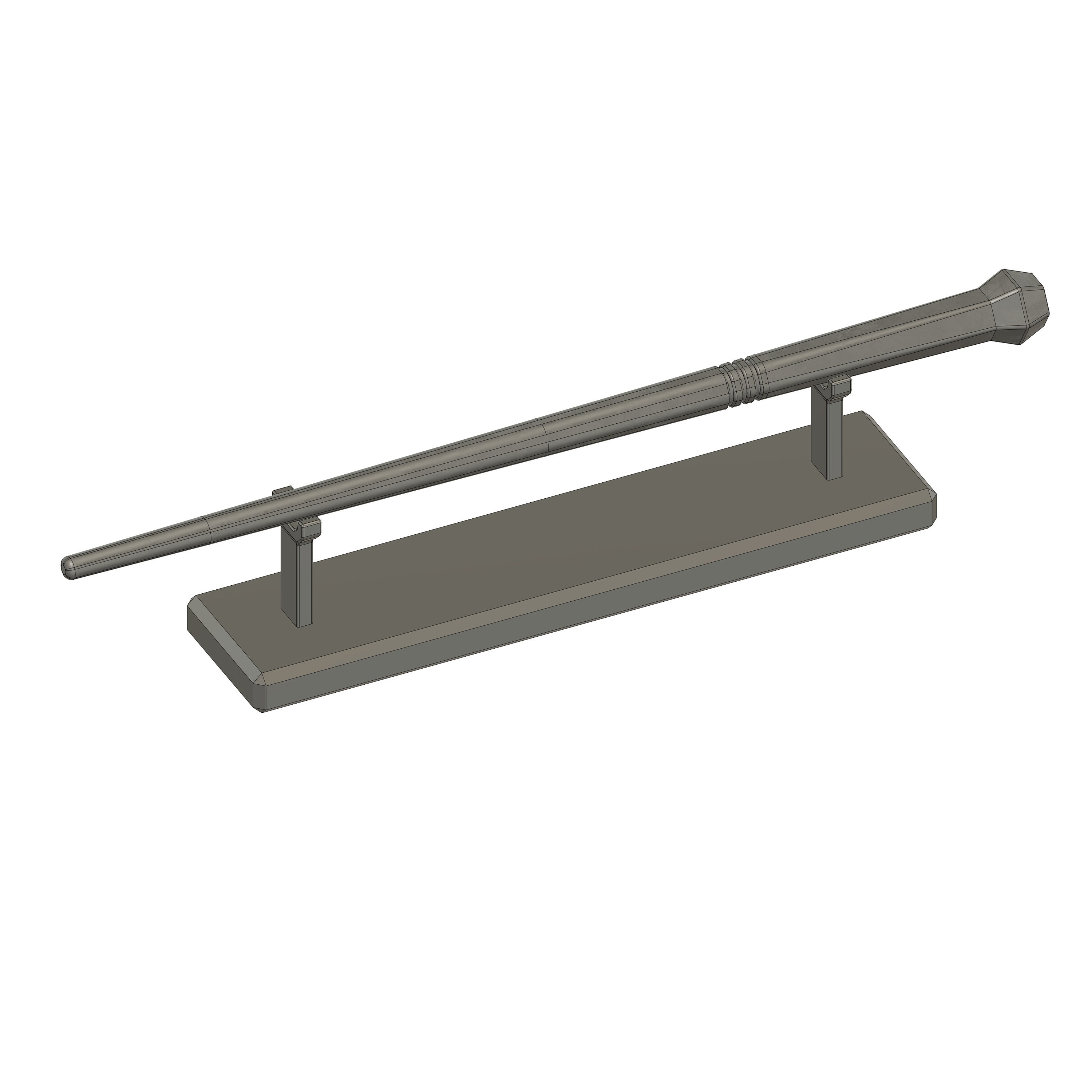 General Pryde Inspired Swagger Stick + Stand- 3D Download Model - .stl ...