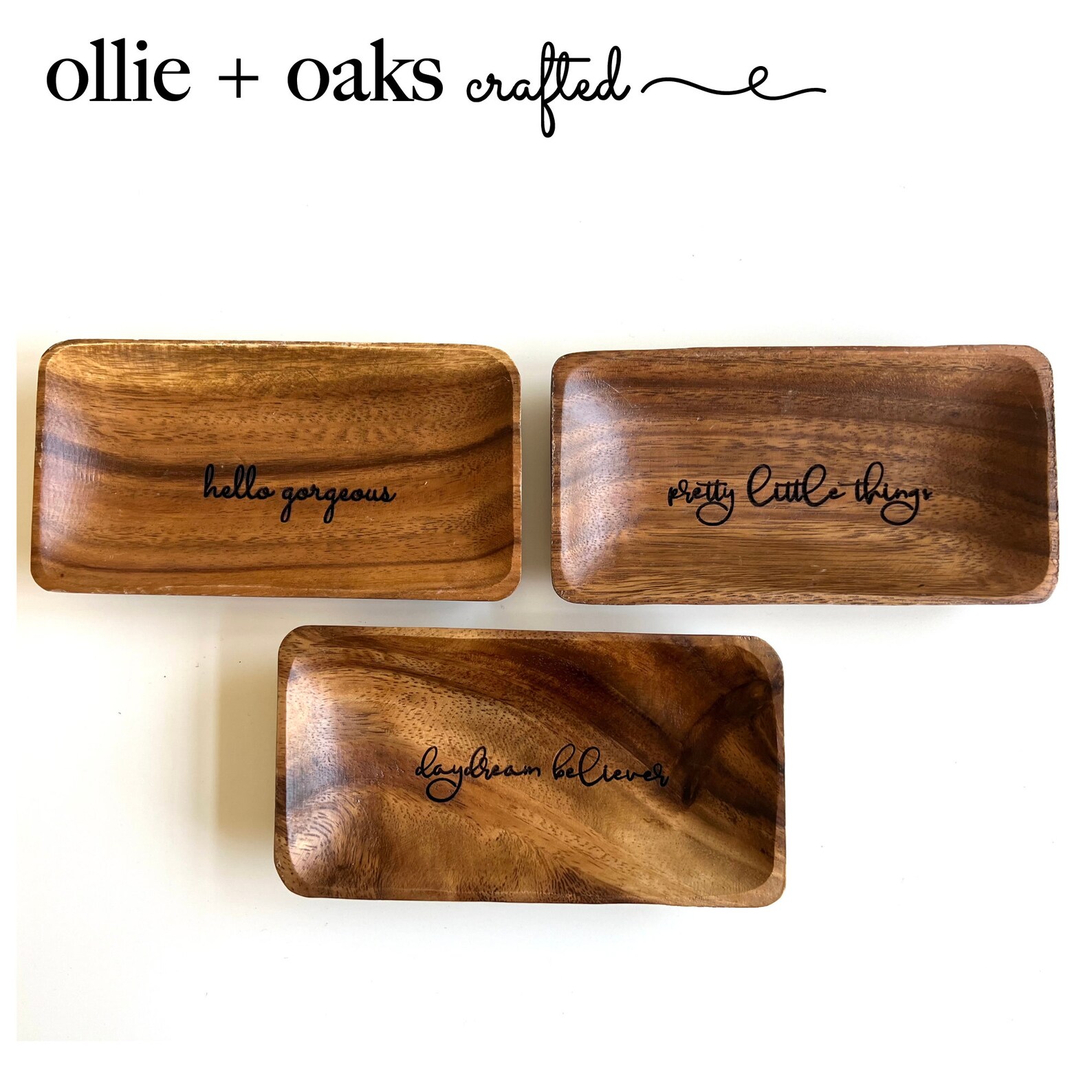 Wood Ring Tray, Wood Jewelry Tray, Jewelry Bowl, Hello Gorgeous, Pretty ...